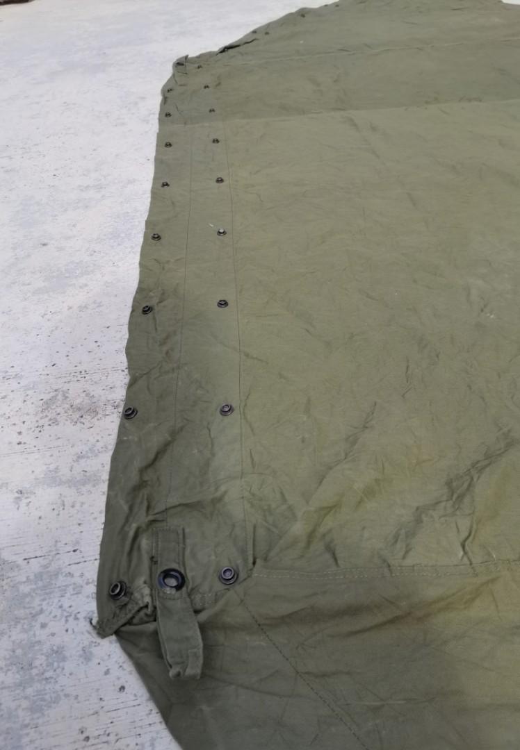 Vtg 70s us army shelter half tent, Sports Equipment, Hiking & Camping ...