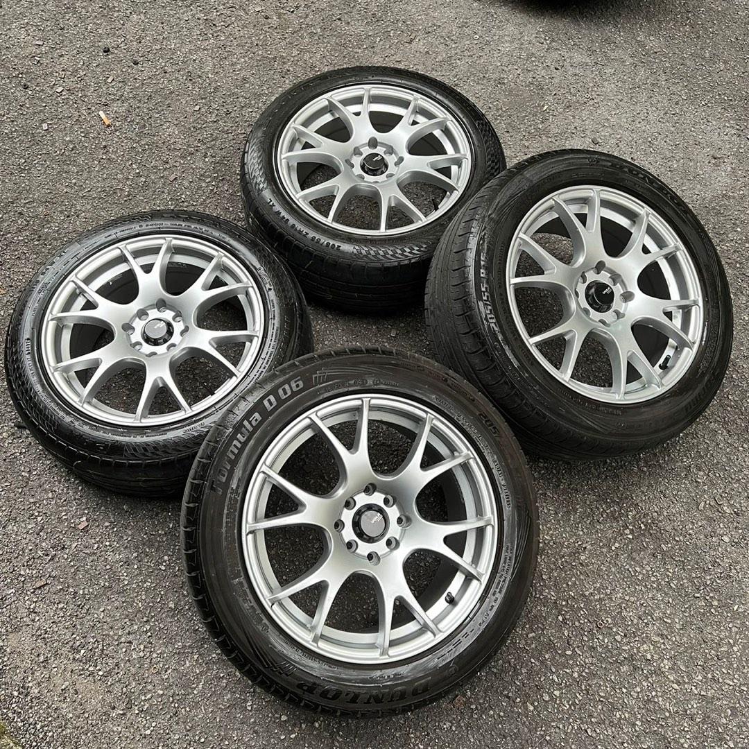 Wedsport 16 inch sport rim Persona tyre 70%, Auto Accessories on Carousell