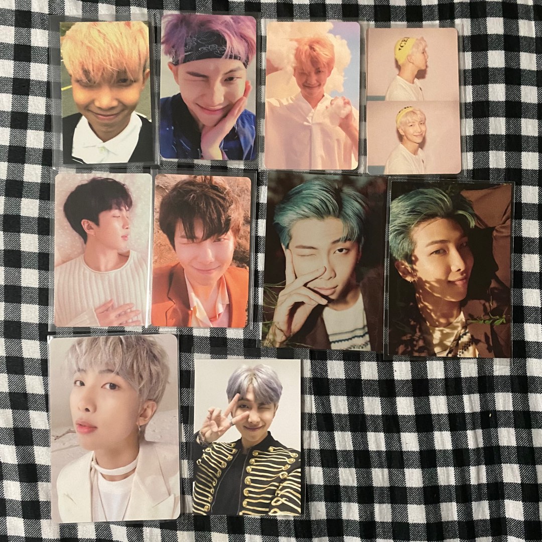 wts bts rm kim namjoon photocards album ynwa hyyh persona ly her o tear ...