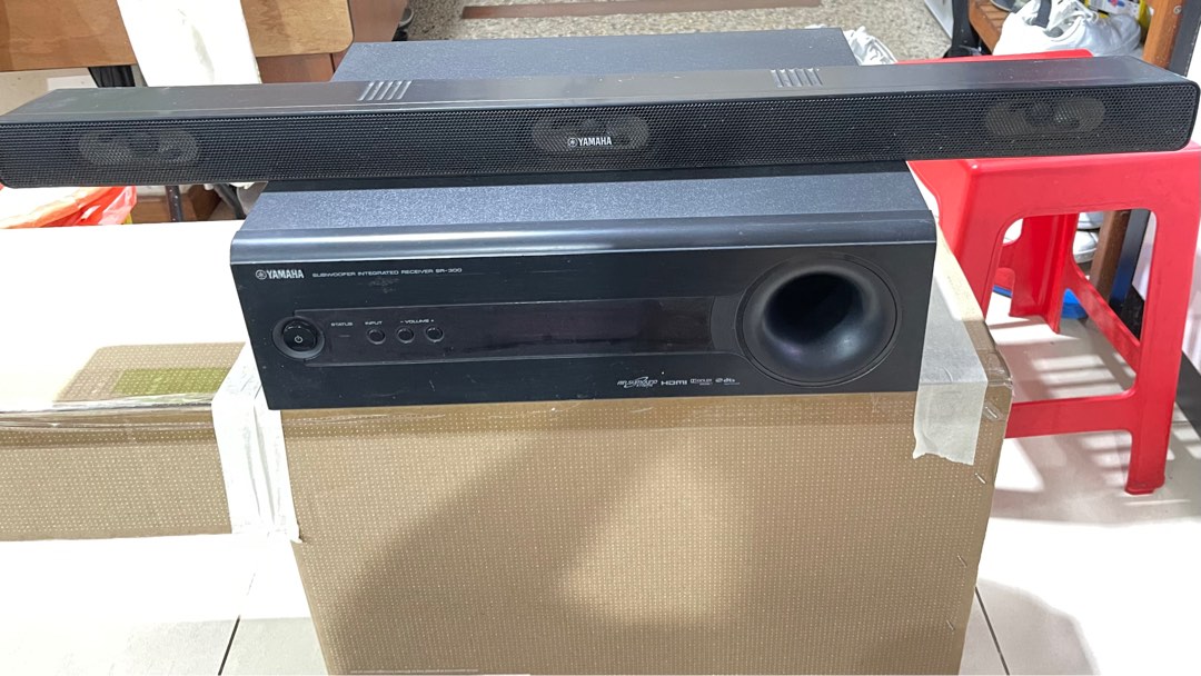 Yamaha Subwoofer Integrated Receiver SR-300, Audio, Soundbars, Speakers ...
