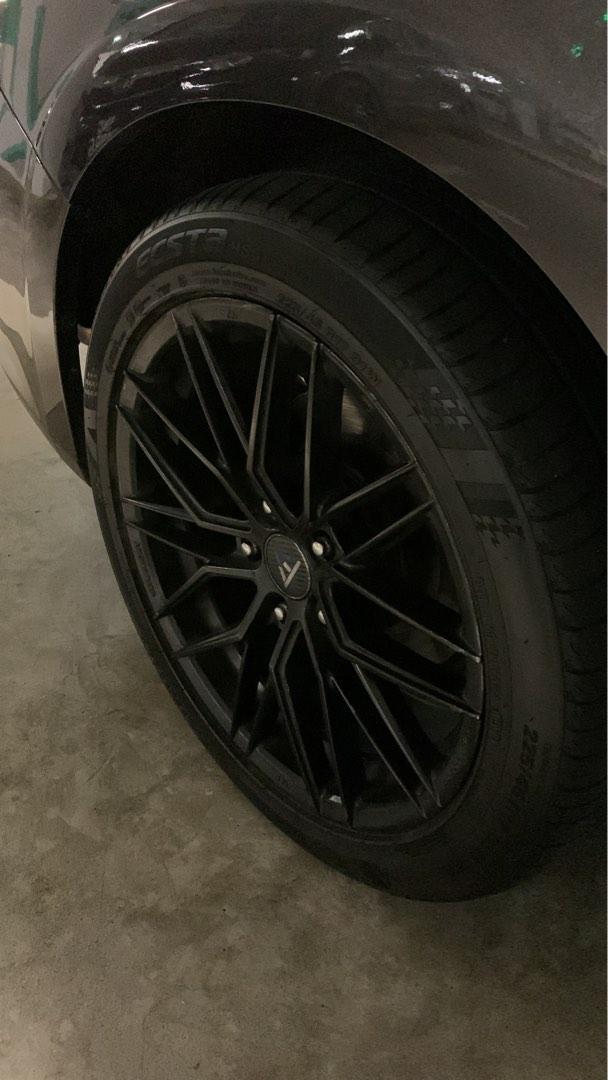 17 inch Flow forming lightweight rims with tyre, Car Accessories, Tyres ...