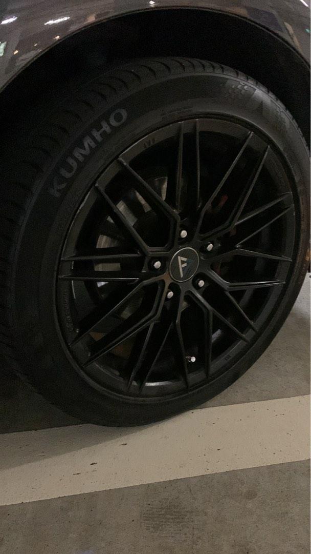 17 inch Flow forming lightweight rims with tyre, Car Accessories, Tyres ...