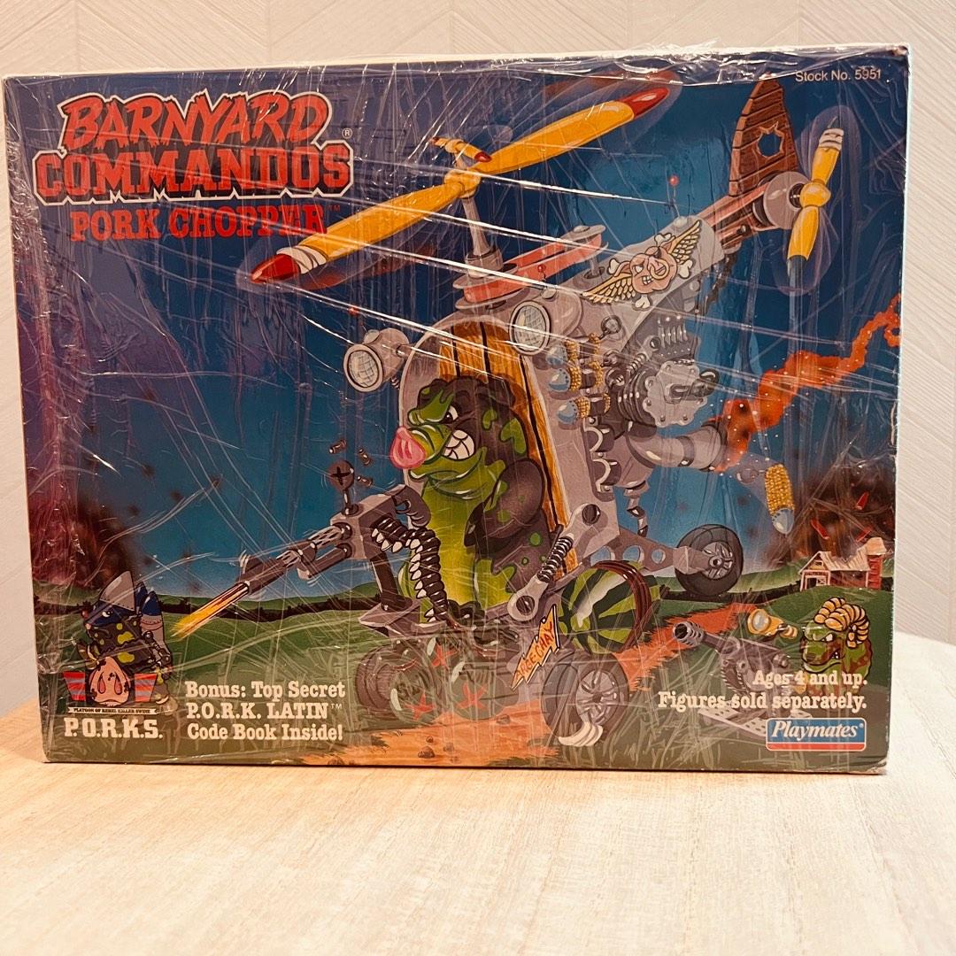 1990 Playmates Barnyard Commandos Pork Chopper Vehicle Sealed Box MISB ...