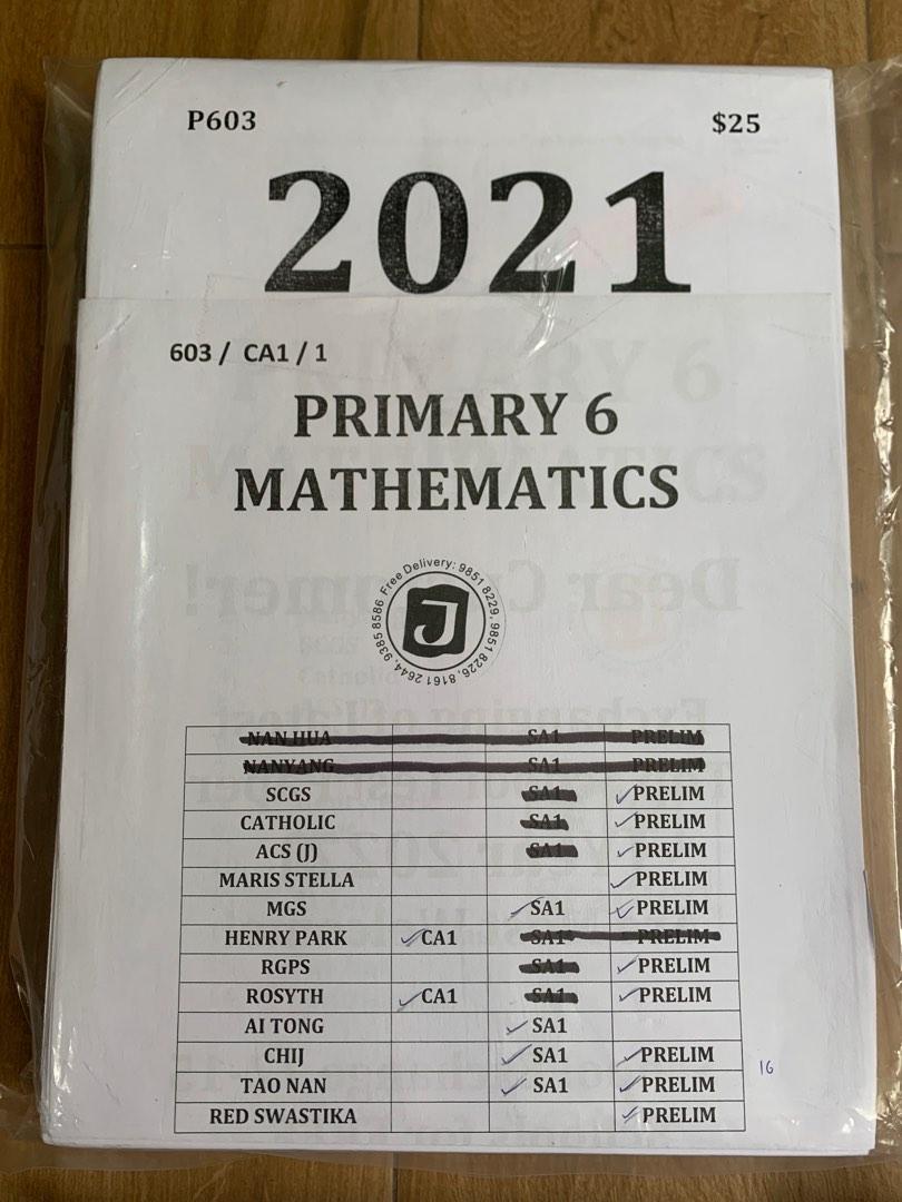 2021 P6 past year papers (5 subjects) psle , Hobbies & Toys, Books ...