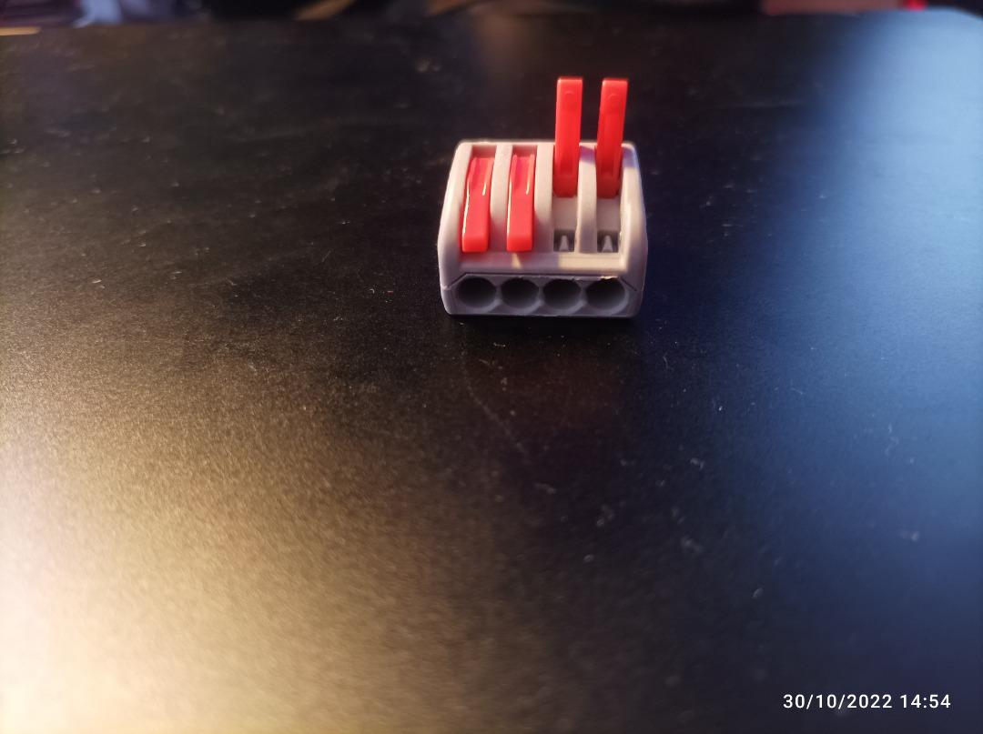 25 PCs 4 Pin PCT-214 Universal compact wire wiring connector conductor ...