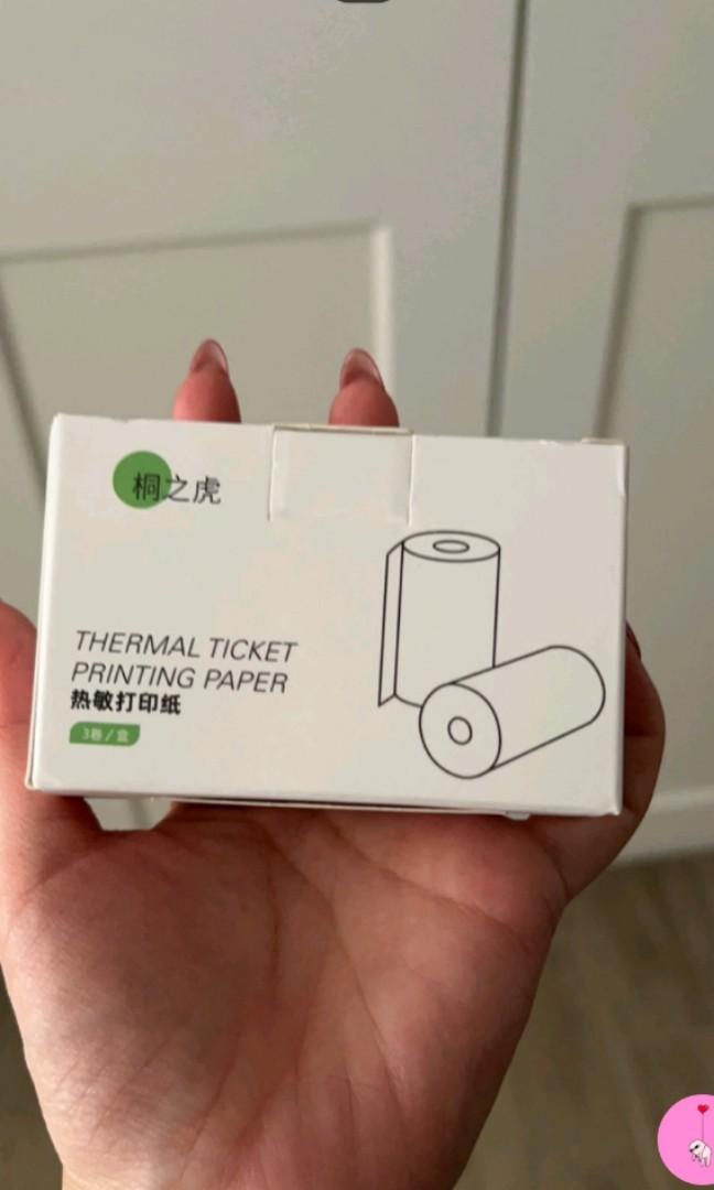 3 rolls thermal paper for paperang comicam receipt printer printing ...