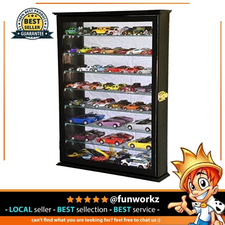7 Adjustable Shelves Hot Wheels/Matchbox/Diecast Cars / 1/64 1/43 Model ...
