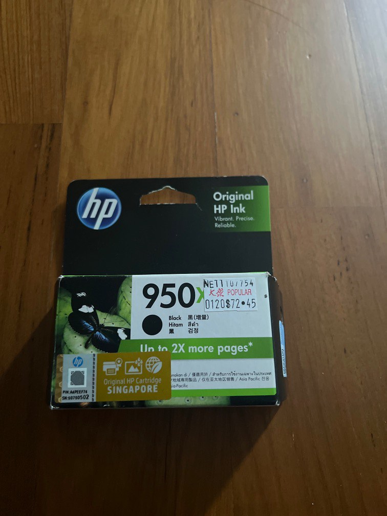 950XL HP printer ink authenti, Computers & Tech, Printers, Scanners ...