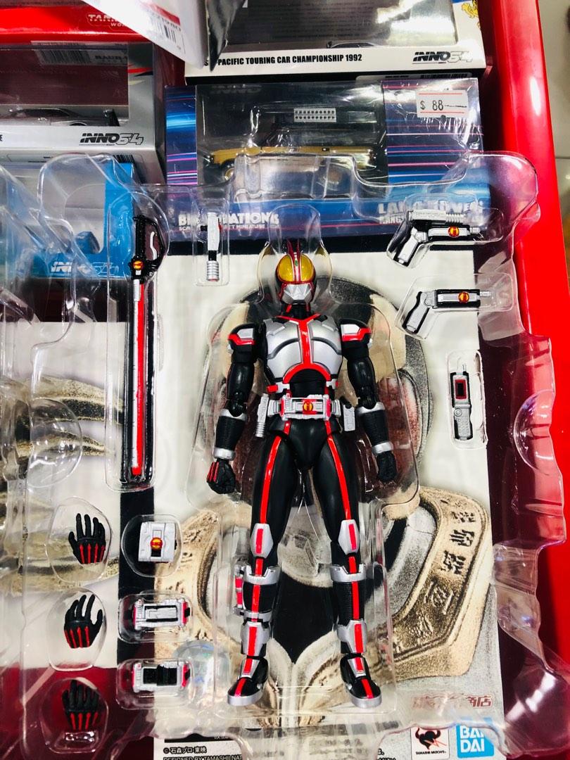 現貨 開封 齊件 日版 幪面超人 555 masked kamen rider faiz glowing stage set shf s.h.figuarts, 興趣及遊戲, 玩具 & 遊戲類 ...
