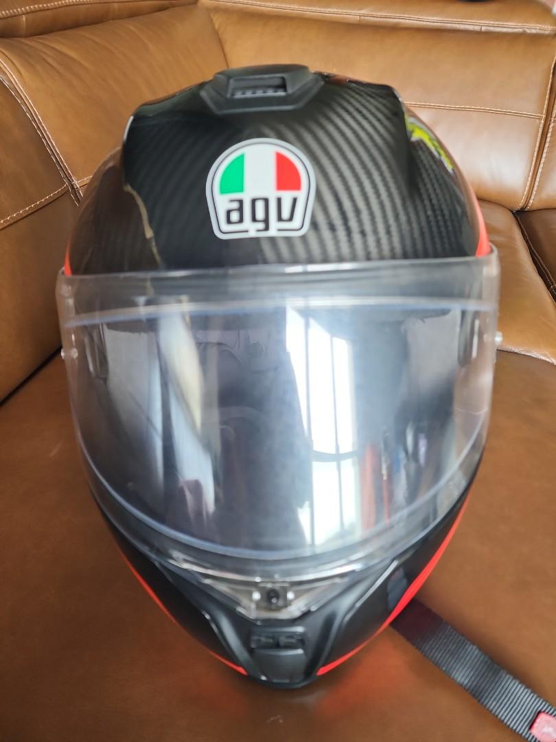 AGV Sport Modular carbon fibre XL, Motorcycles, Motorcycle Apparel on Carousell