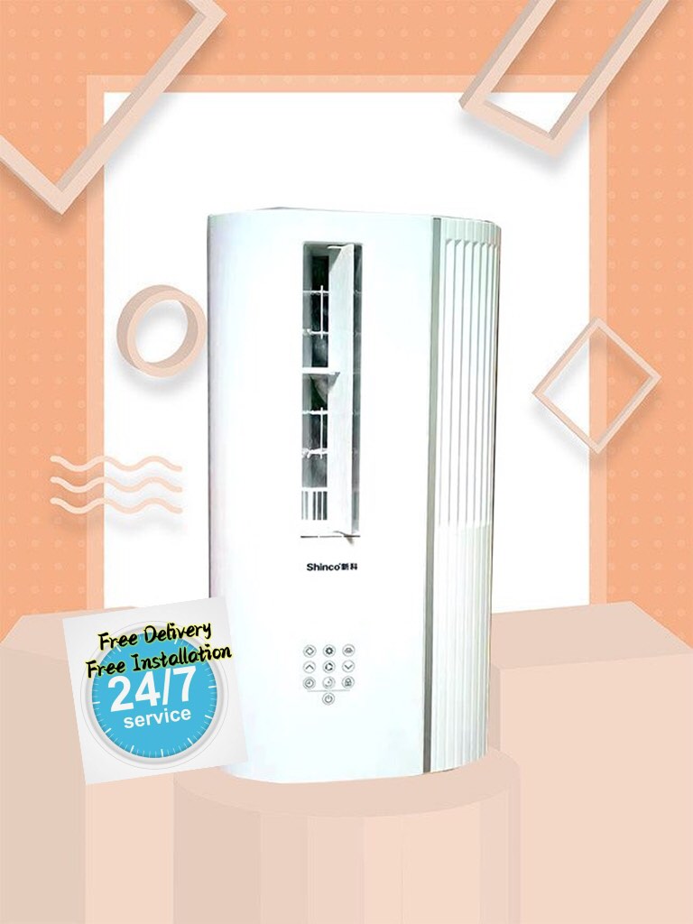 Aircon casement aircon Shinco inverter casement 9000btu, TV & Home ...