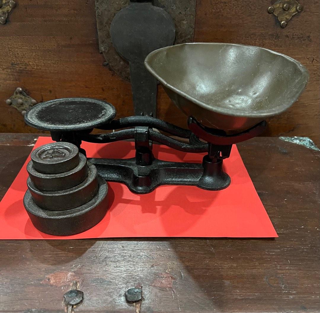 Antique Weighing Scale, Hobbies & Toys, Memorabilia & Collectibles ...