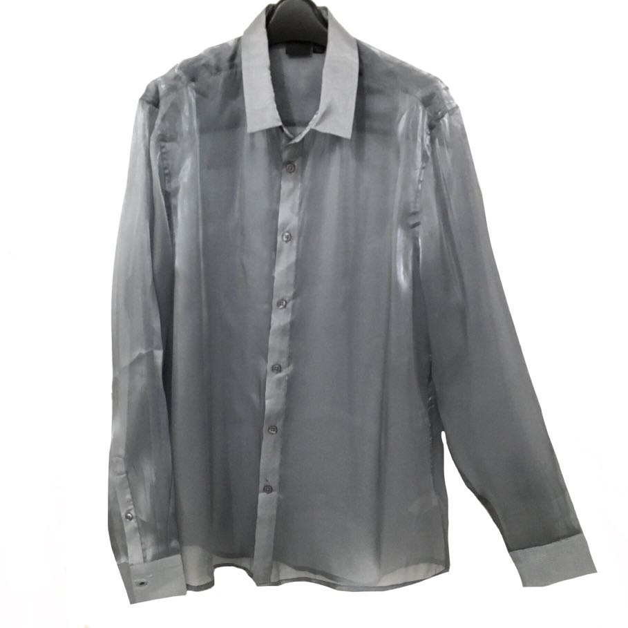 Asos Design Mens Rare Fluid Metallic Runway Holiday Wear, Men's Fashion ...