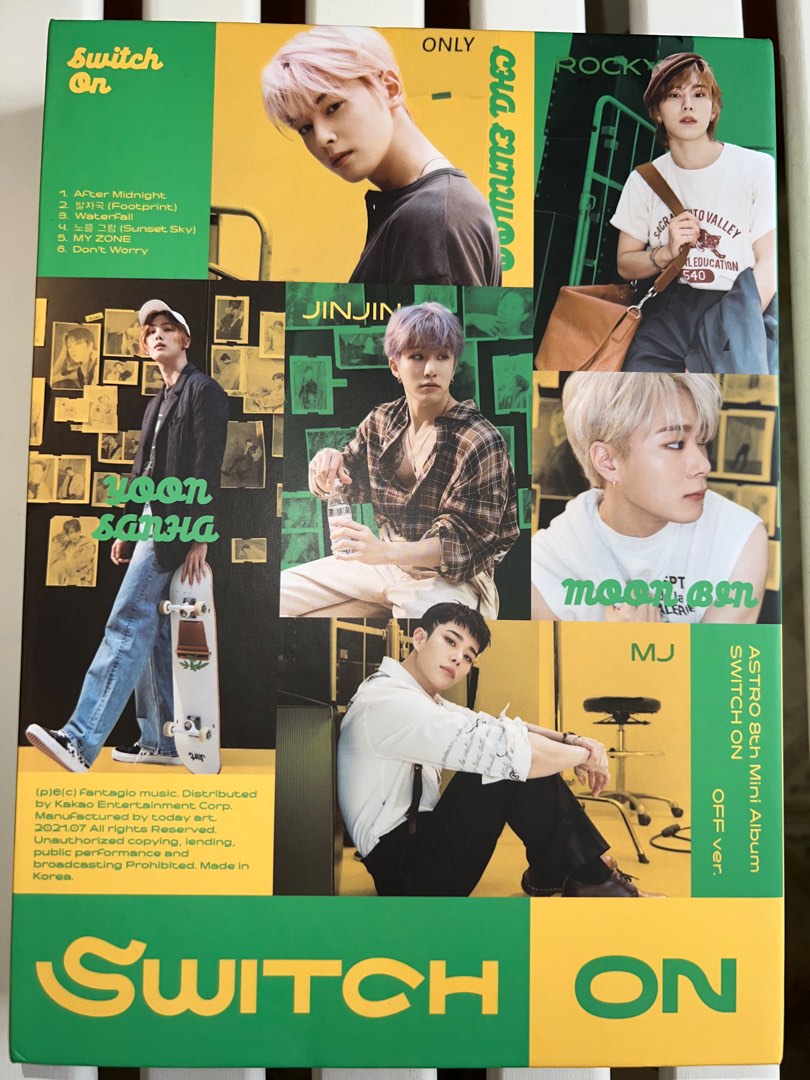 Astro Switch on ，off version Album 全專, 興趣及遊戲, 收藏品及紀念品, 明星周邊 - Carousell