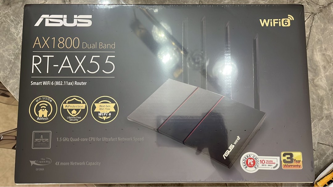 ASUS RT-AX55 Wifi Router, Computers & Tech, Parts & Accessories ...