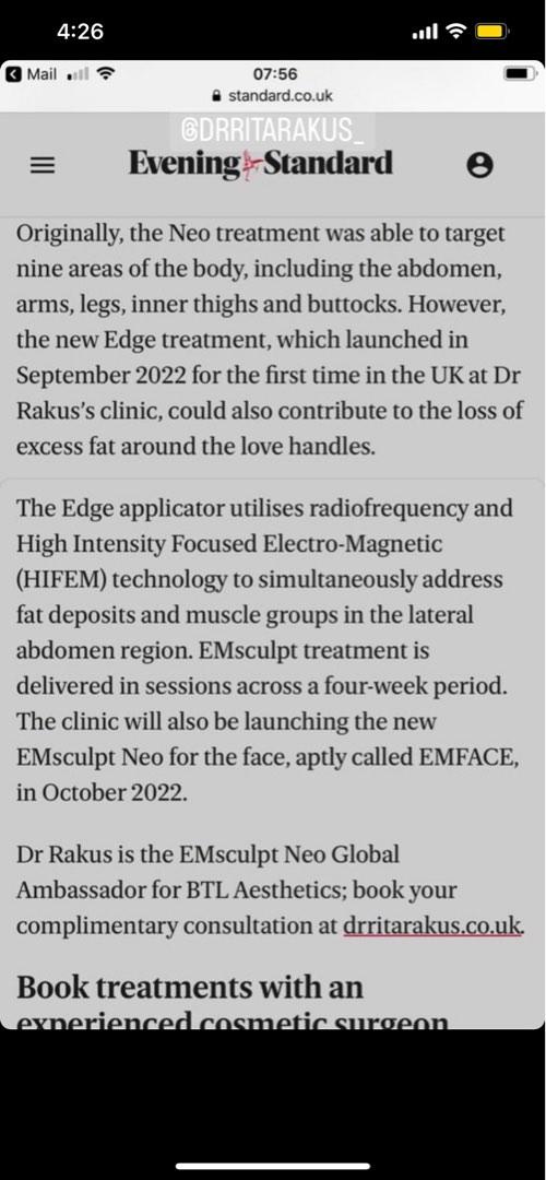 AUTHENTIC EDGE by Emsculpt Neo! The ONE & ONLY device to target your ...
