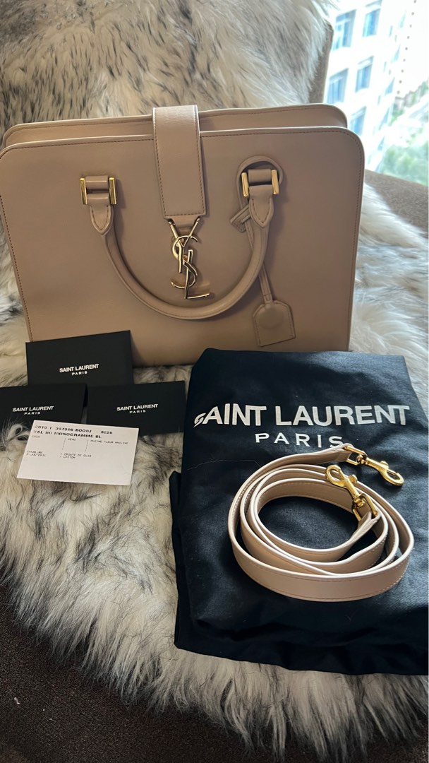 Authentic YSL Cabas Small Two-Way, Luxury, Bags & Wallets on Carousell