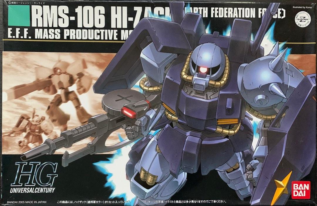 Bandai HGUC Hi-Zack RMS-106 1/144 model kit, Hobbies & Toys, Toys ...