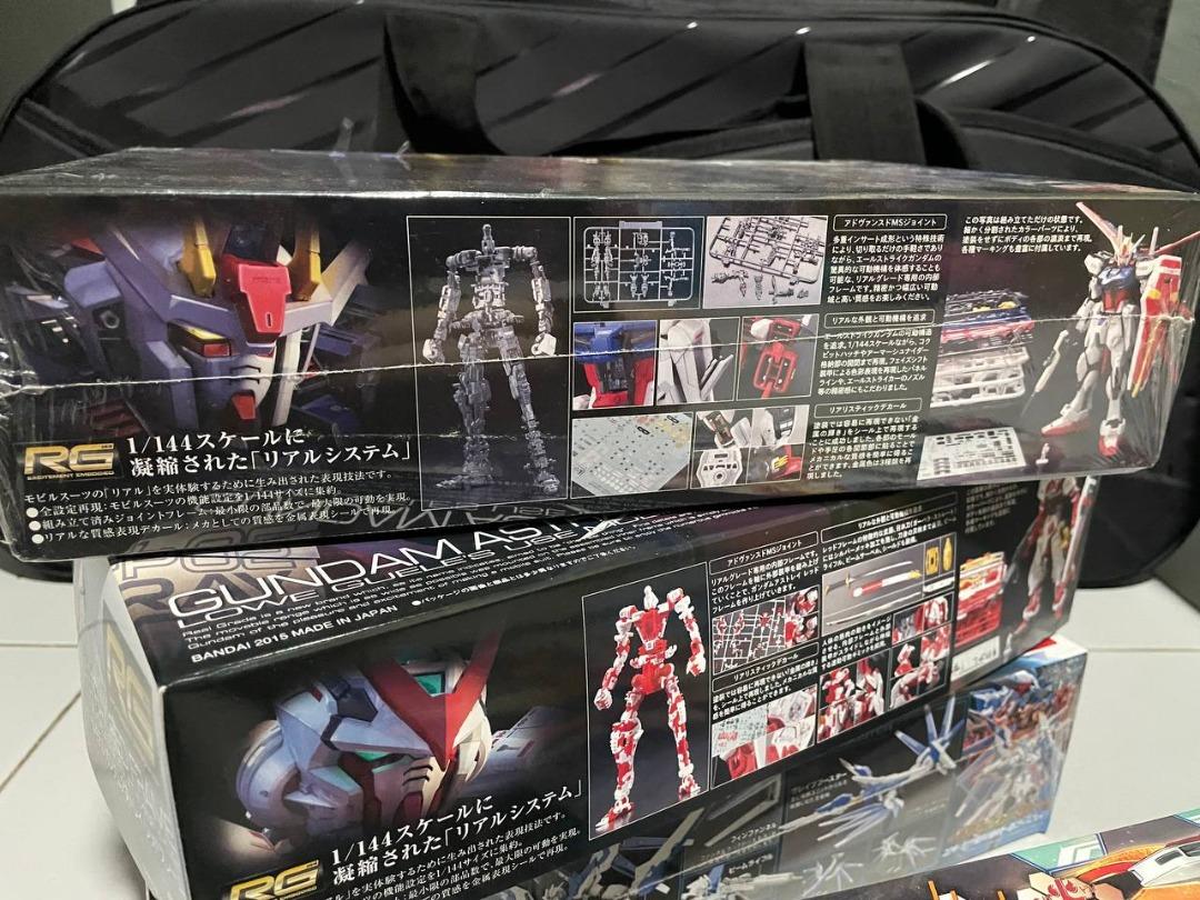 Bandai RG 1/144 Aile Strike Gundam, Hobbies & Toys, Toys & Games on Carousell