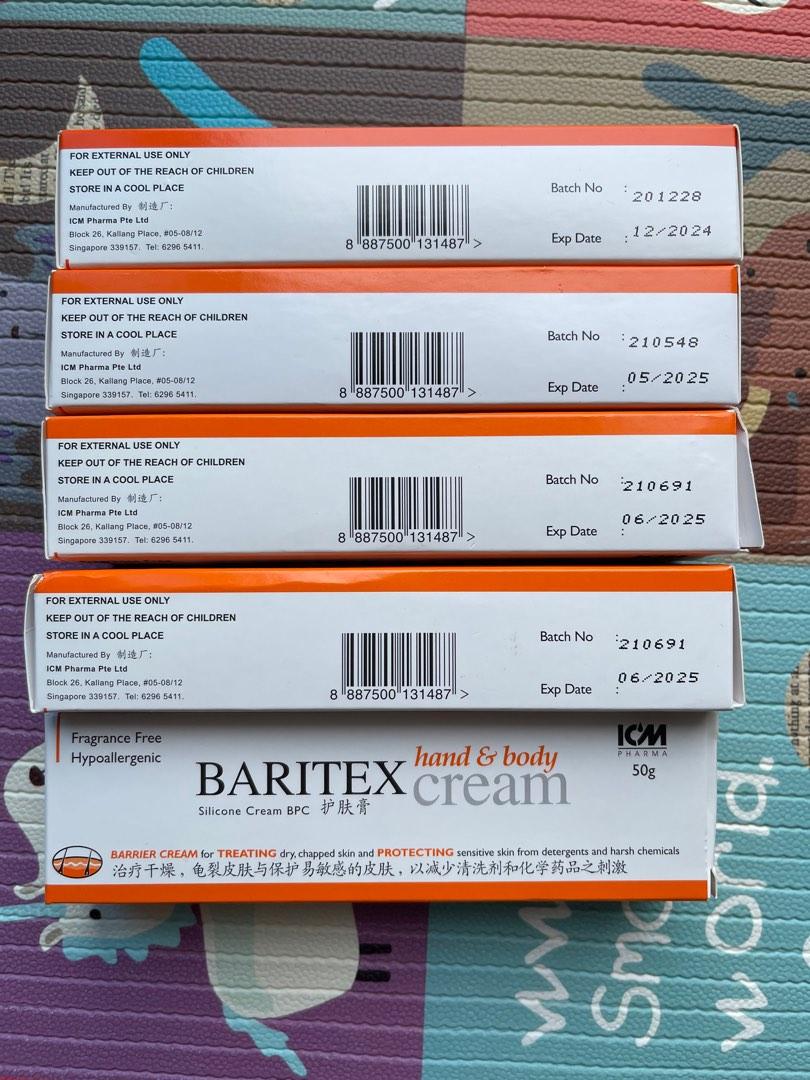 Baritex hand & body cream (diaper cream), Babies & Kids, Bathing ...