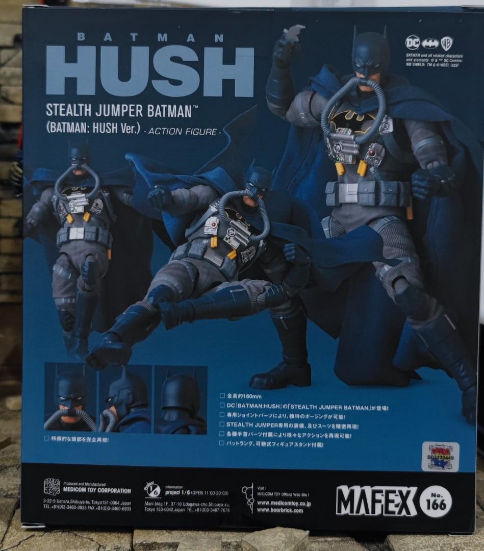 Batman: Hush MAFEX No.166 Batman (Stealth Jumper Ver., Hobbies & Toys, Toys & Games on Carousell
