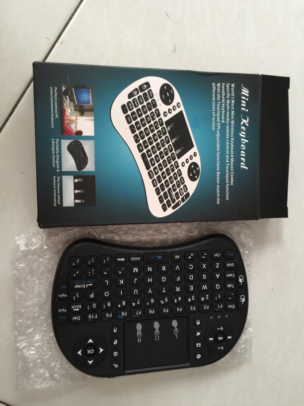 Battery operated mini keyboard with touchpad, Computers & Tech, Parts ...