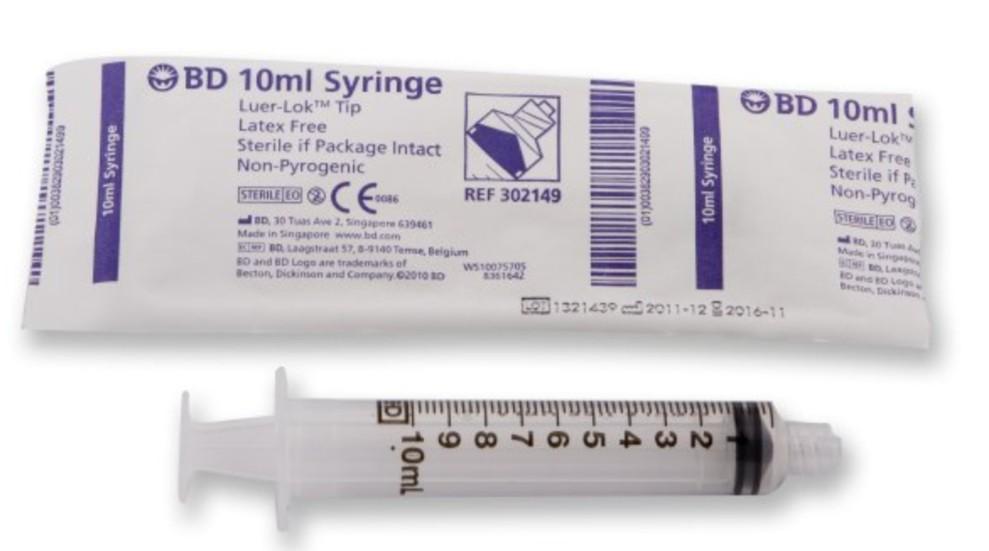 BD 10ml Syringe, Box of 100 $30, Health & Nutrition, Medical Supplies ...