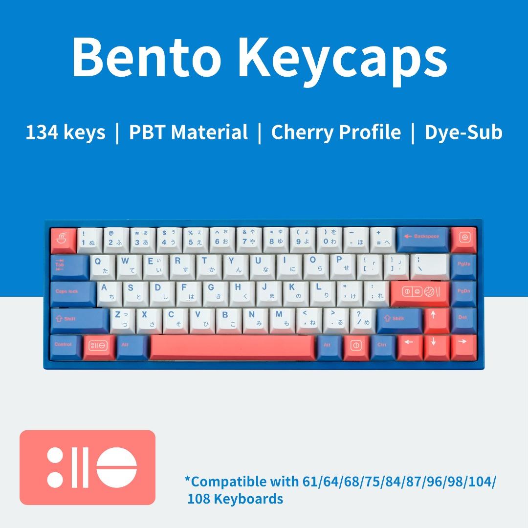 [SG Local Stock] Bento Keycaps | 134 Keys | Cherry Profile | PBT Dye ...
