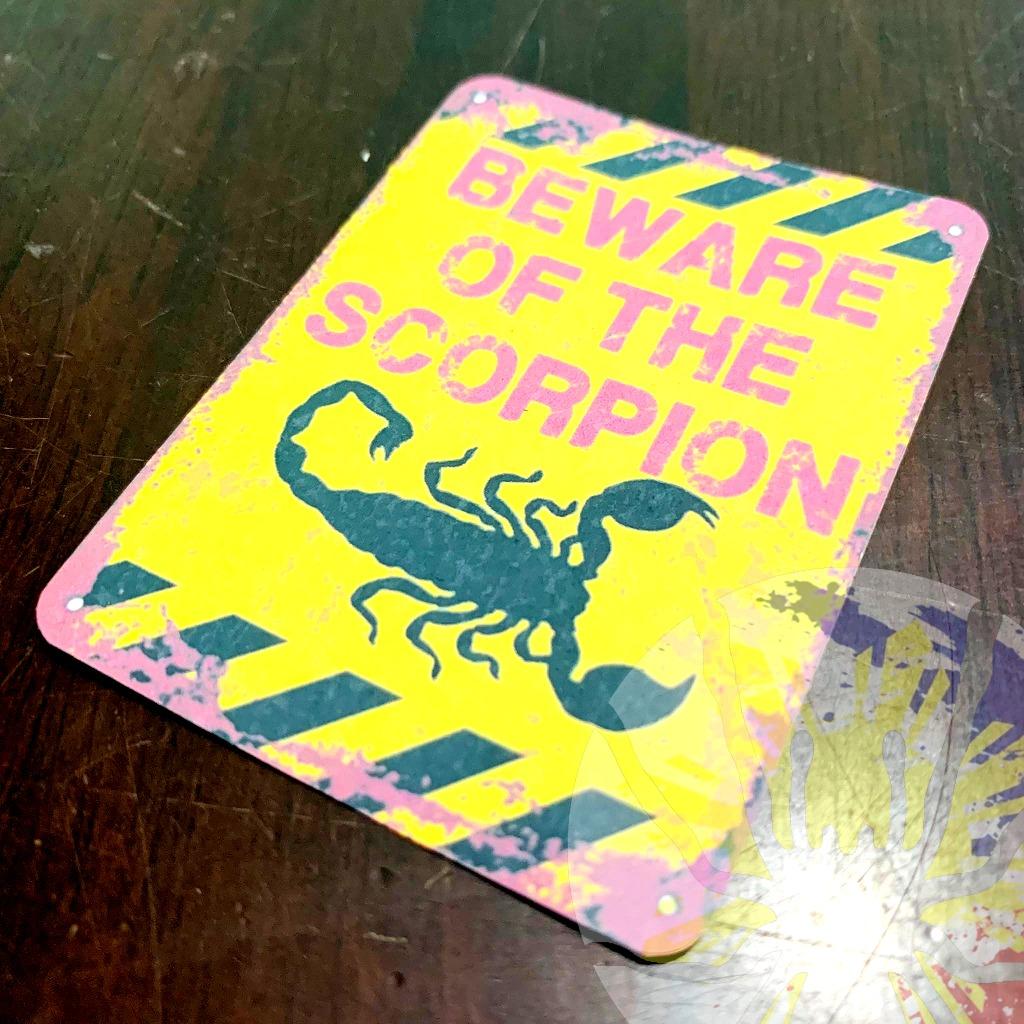BEWARE TARANTULA & SCORPION STICKERS, Pet Supplies, Homes & Other Pet ...