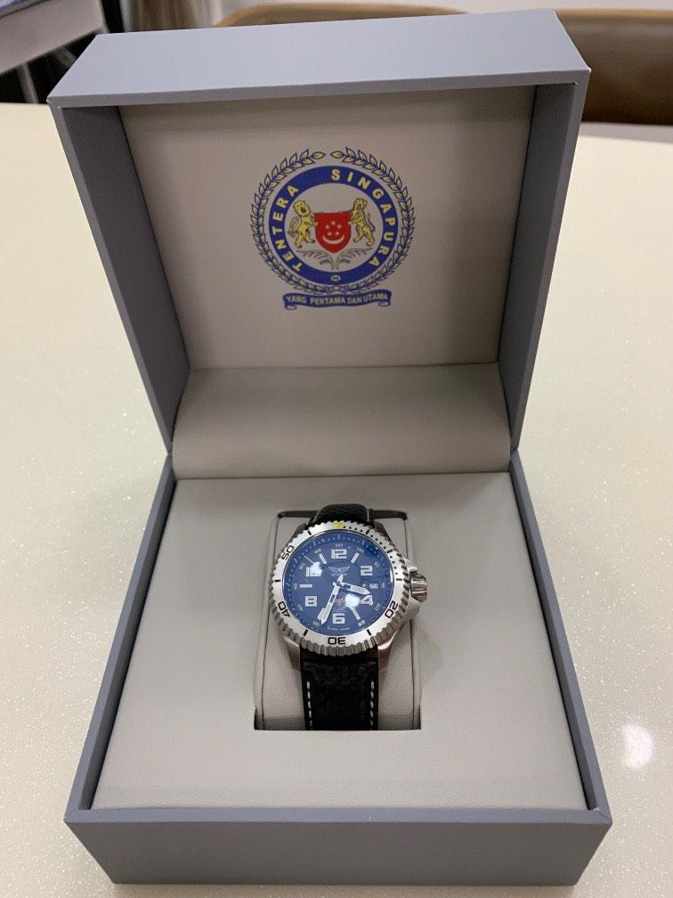 BNIB Aviator watch (SAF Version), Men's Fashion, Watches & Accessories ...