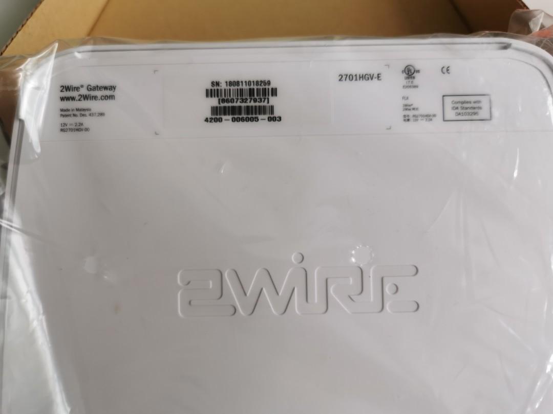 BNIP - 2Wire Singtel mio TV Modem Gateway Router, Computers & Tech ...