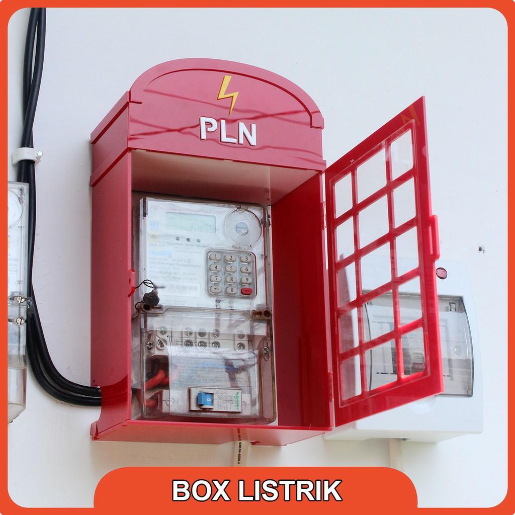 Box meteran listrik PLN token prabayar bahan akrilik, Perabotan Rumah ...