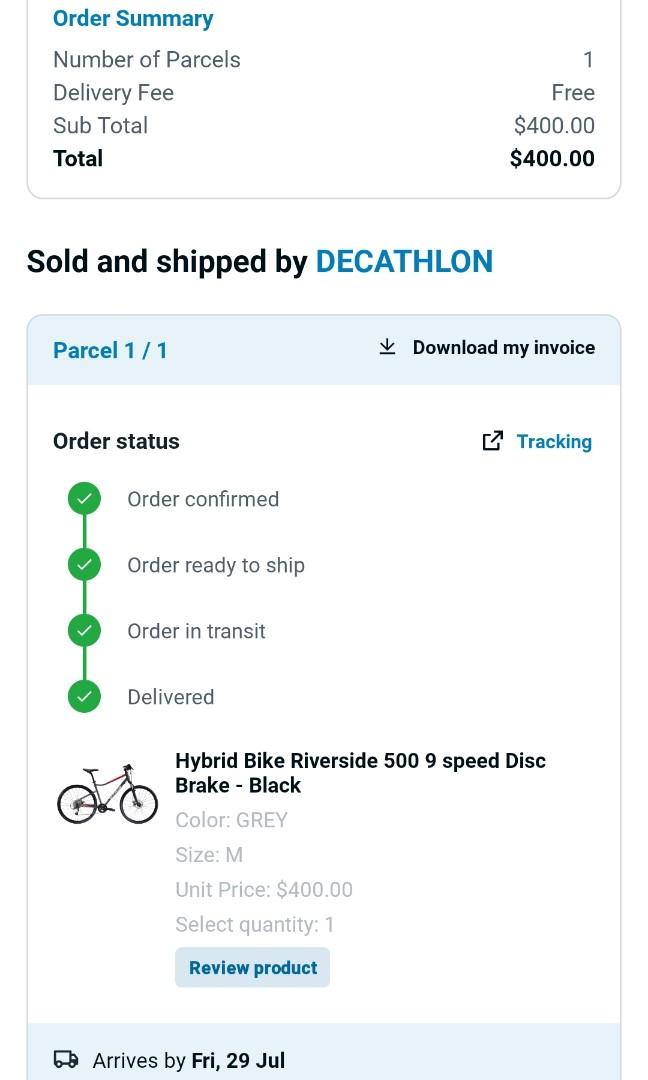 Btwin bicycle decathlon - M, Sports Equipment, Bicycles & Parts, Bicycles on Carousell