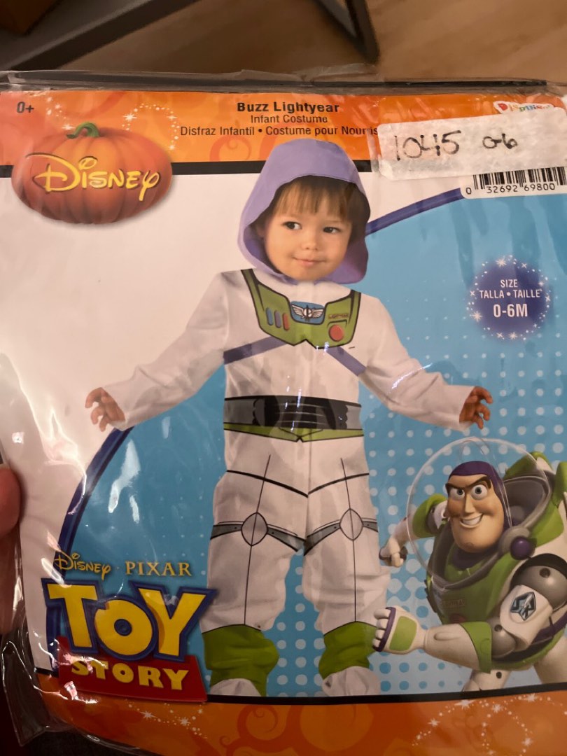 Buzz Lightyear up to 6 months infant costume for Halloween and parties ...