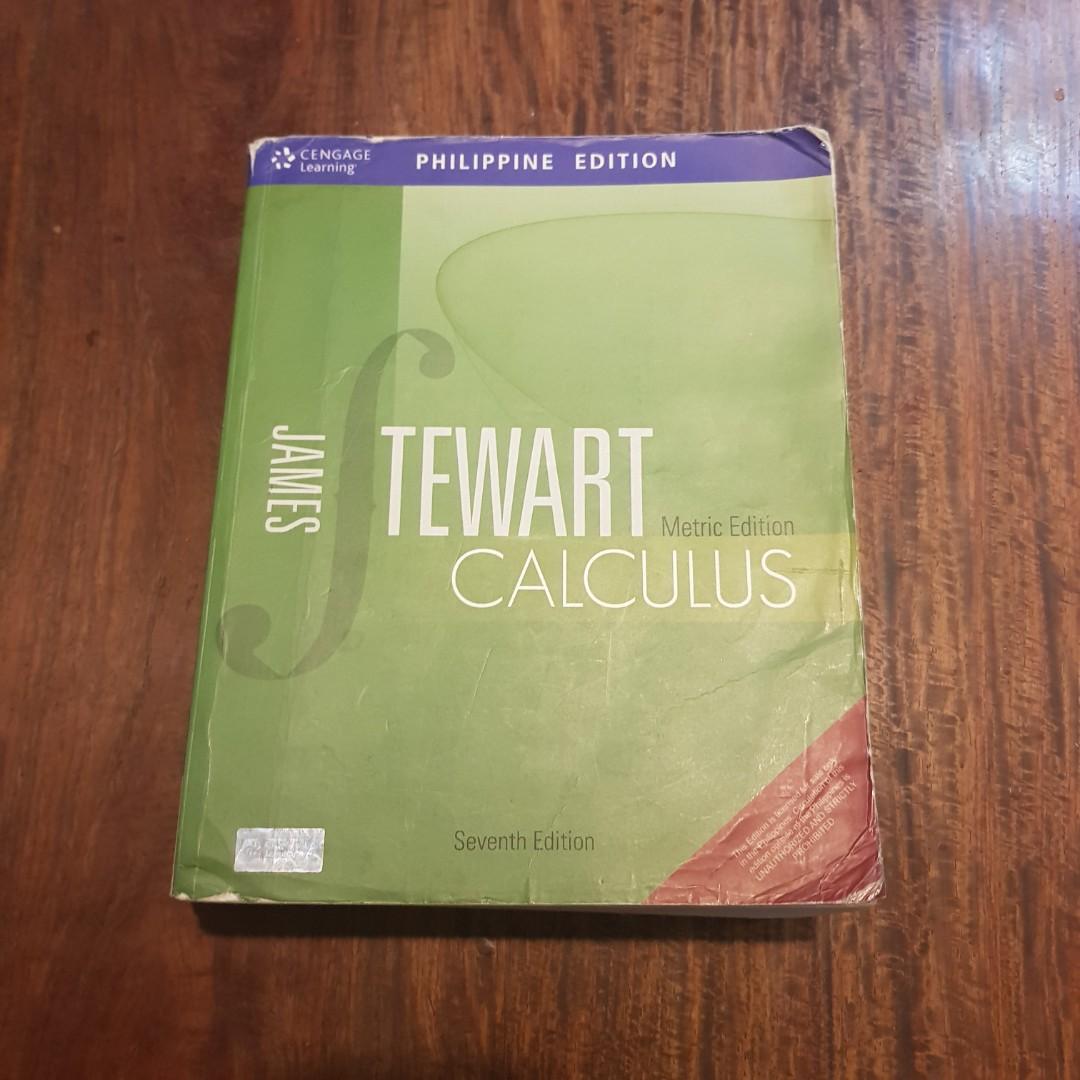 Calculus, 7th edition by James Stewart (Philippine Edition), Hobbies ...