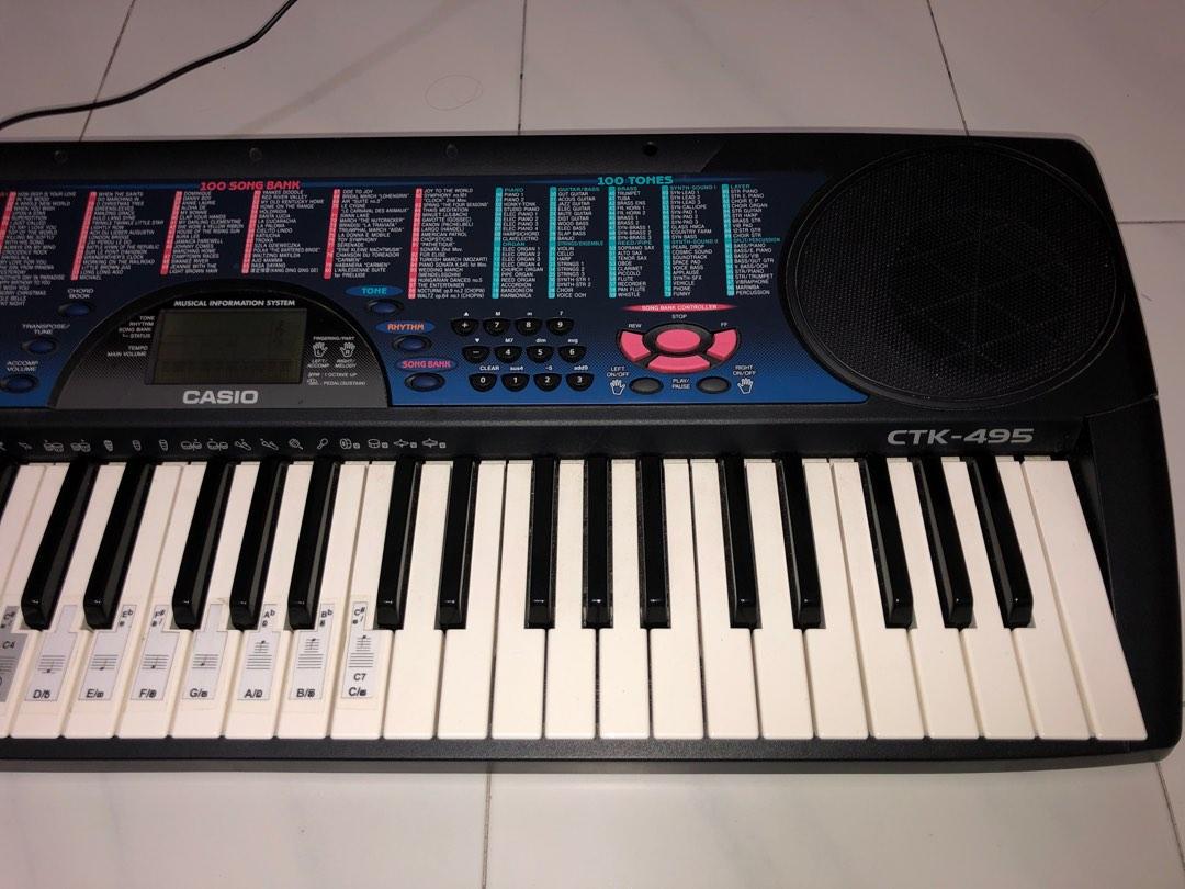 CASIO CTK-495 (CTK 495) keyboard piano, Hobbies & Toys, Music & Media ...