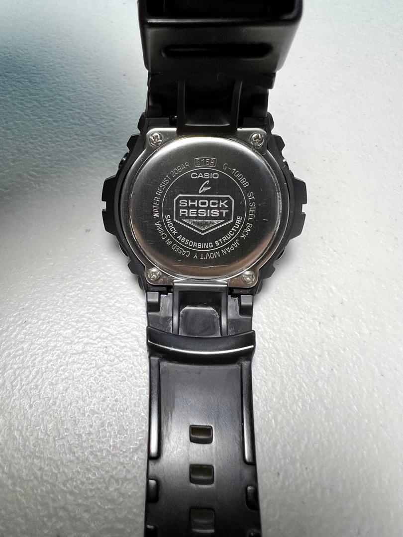 CASIO G-Shock G-100BB-1A Analog-Digital Watch, Men's Fashion, Watches ...