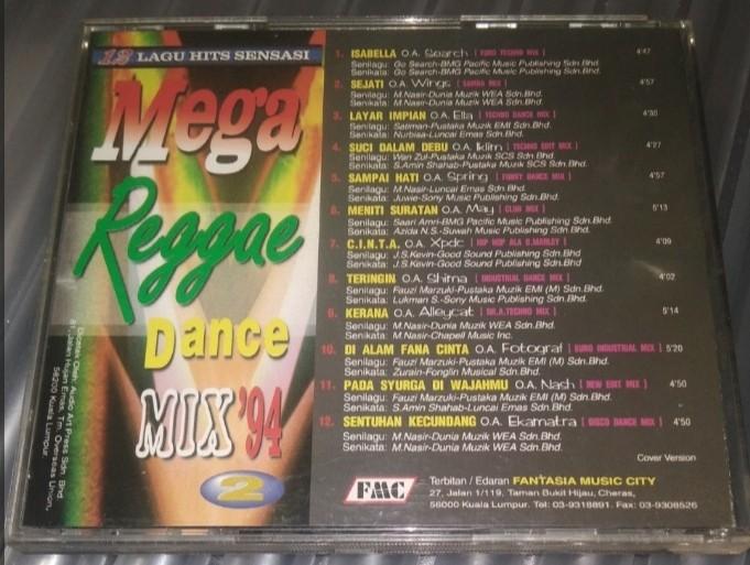 CD Mega Reggae dance, Hobbies & Toys, Music & Media, CDs & DVDs on Carousell
