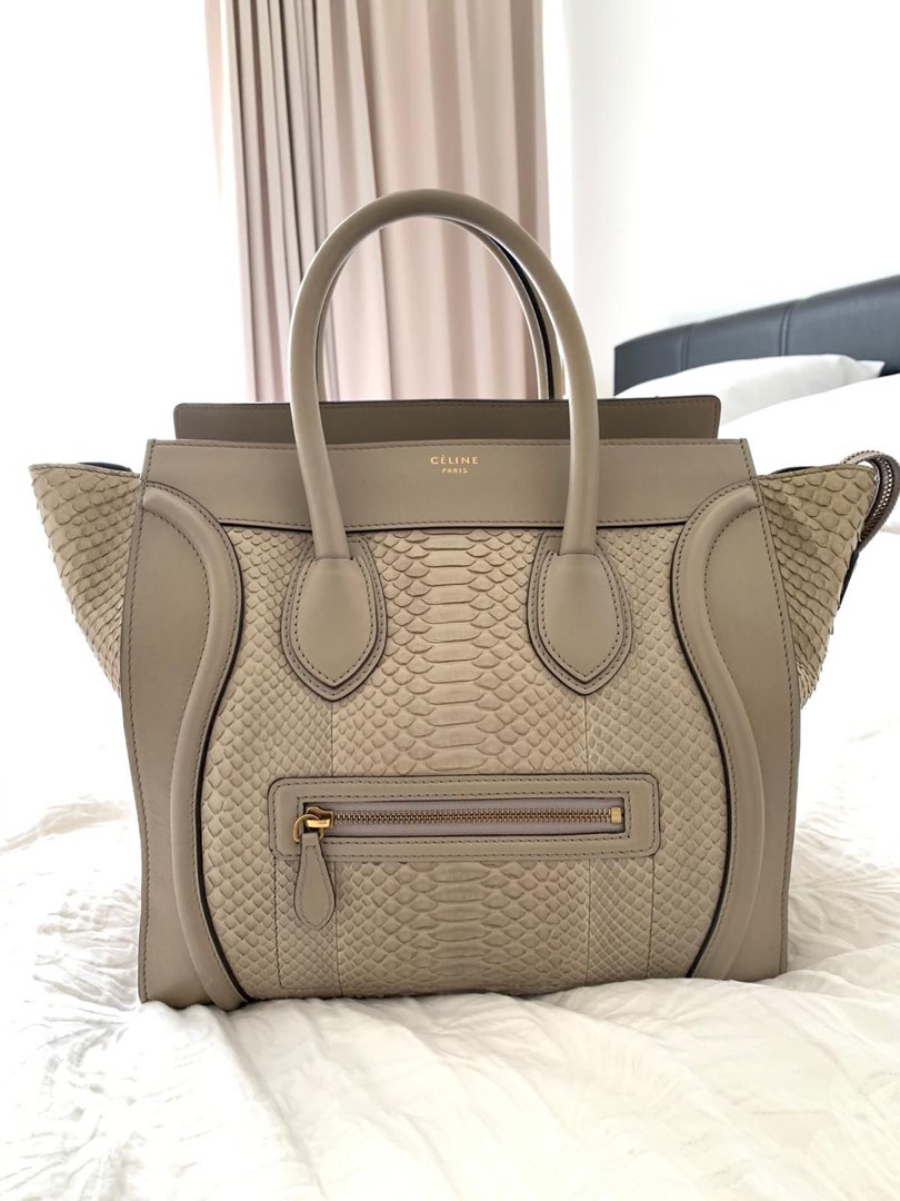 Celine Mini Luggage, Luxury, Bags & Wallets on Carousell