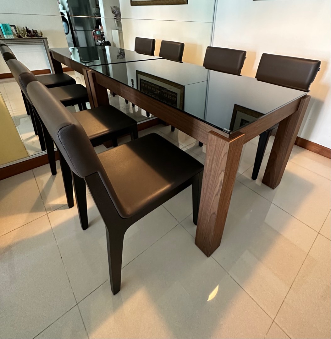 Cellini Max Dining Table with 4 Chairs, Furniture & Home Living ...