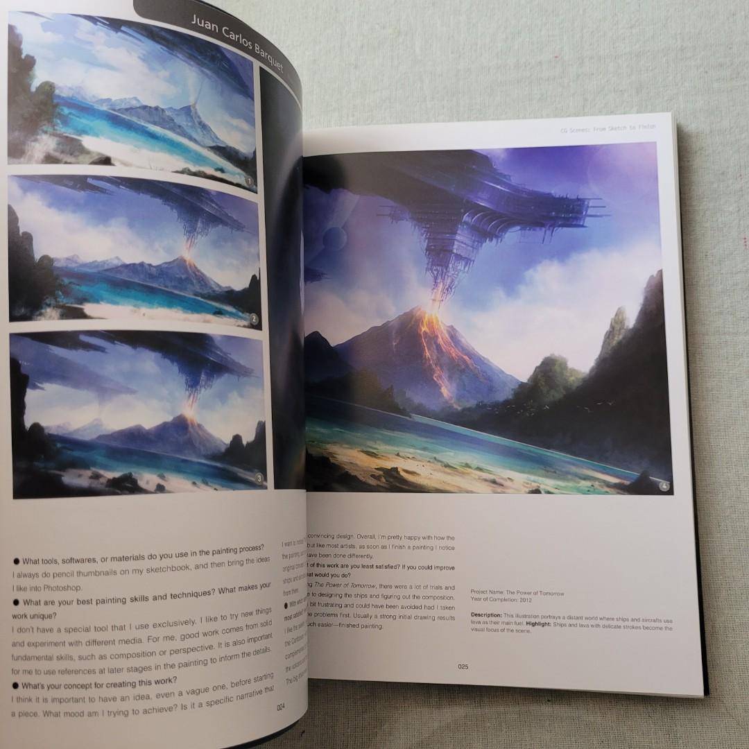 CG Scenes from start to finish 場景概念設計書 Concept art environment, 興趣及遊戲 ...