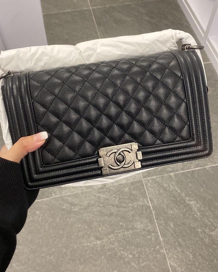 Chanel Boy Medium, Luxury, Bags & Wallets on Carousell