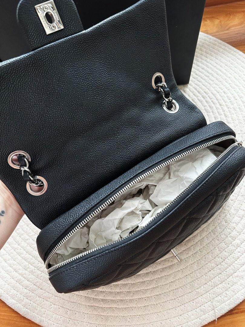 Chanel Easy Flap Bag [Silver Hardware], Luxury, Bags & Wallets on Carousell