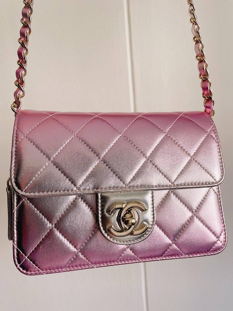 Chanel Gradient Metallic Lambskin Quilted 22C, Luxury, Bags & Wallets ...