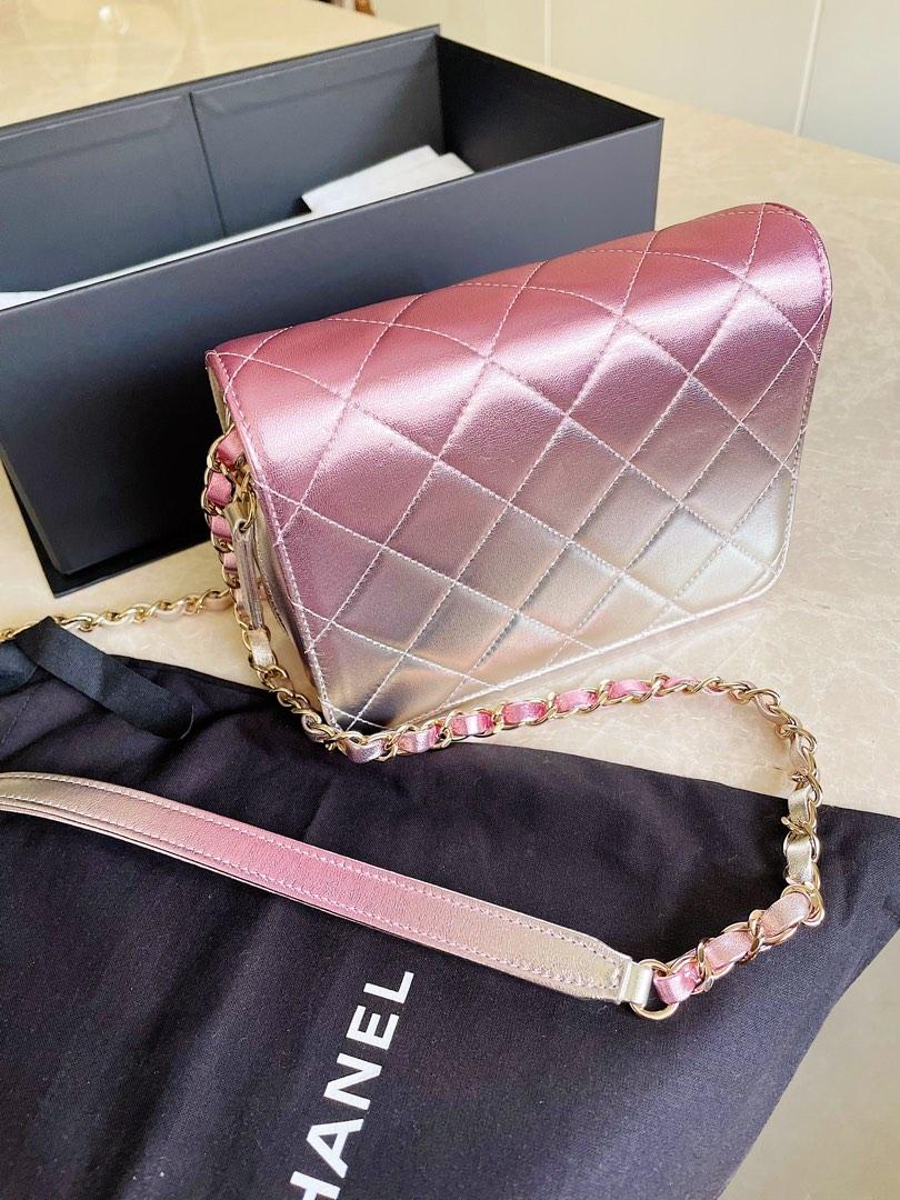 Chanel Gradient Metallic Lambskin Quilted 22C, Luxury, Bags & Wallets ...