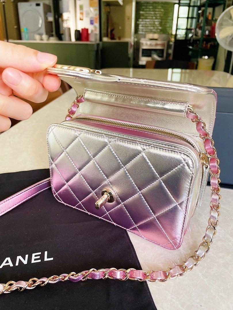 Chanel Gradient Metallic Lambskin Quilted 22C, Luxury, Bags & Wallets ...