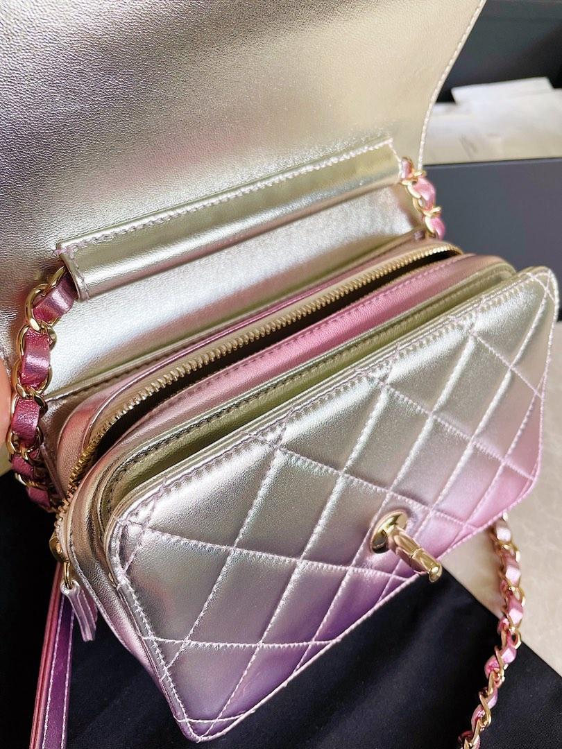 Chanel Gradient Metallic Lambskin Quilted 22C, Luxury, Bags & Wallets ...