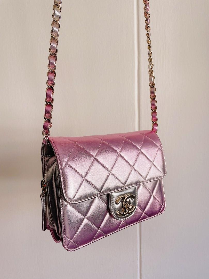 Chanel Gradient Metallic Lambskin Quilted 22C, Luxury, Bags & Wallets ...