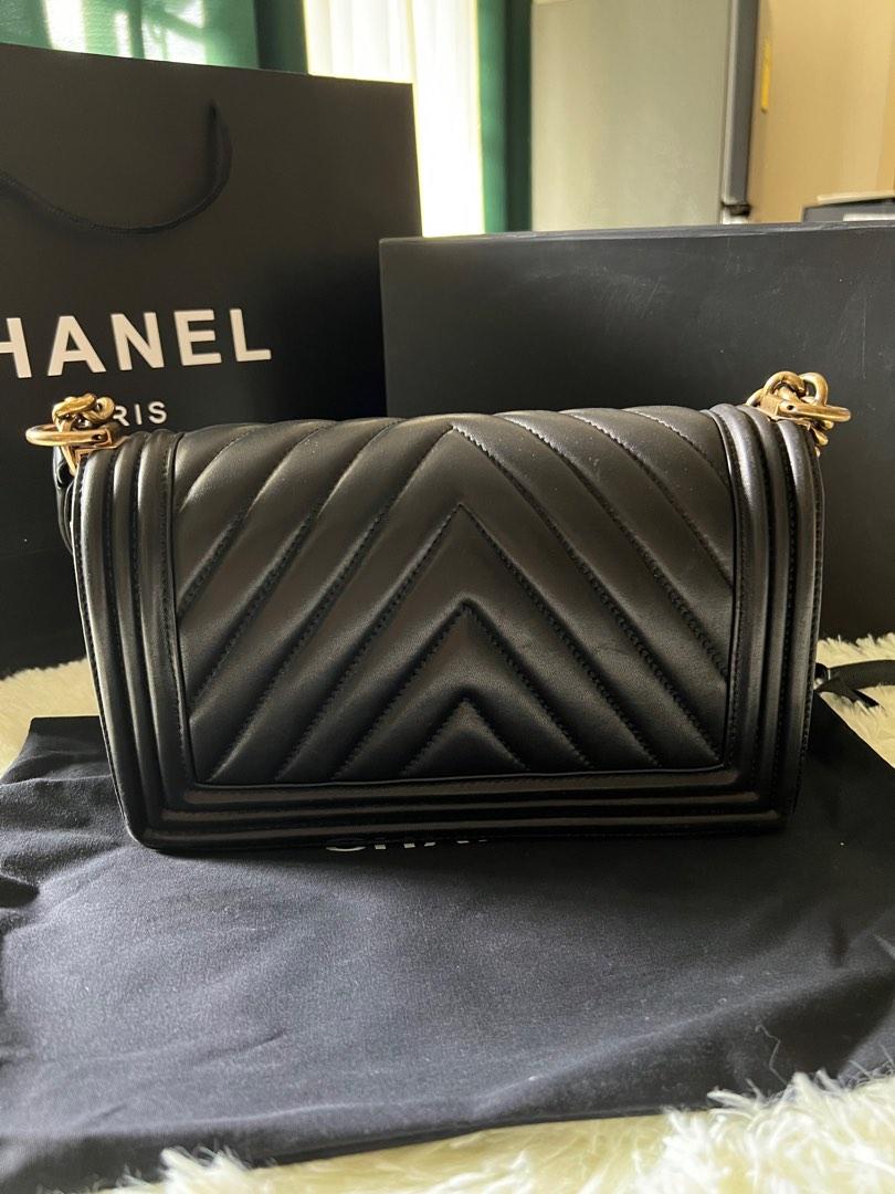 Chanel LEBOY 25cm, Luxury, Bags & Wallets on Carousell