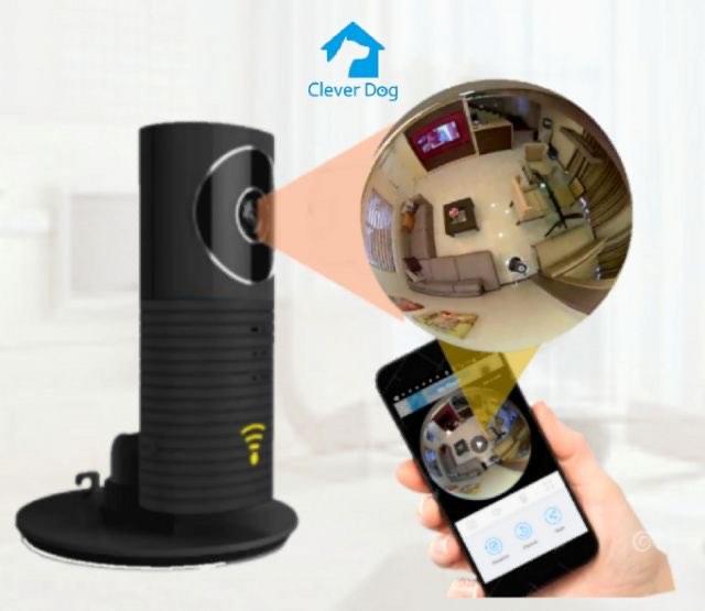 Cleverdog black 360 degrees panoramic cctv camera, Furniture & Home ...